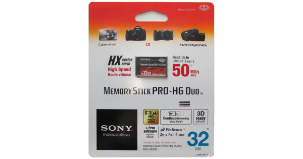 Карта памяти Sony Memory Stick PRO-HG DUO 32GB купить в интернет ...