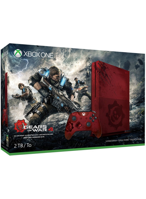 Купить приставку Microsoft Xbox One S 2TB Limited Edition + Gears of War 4