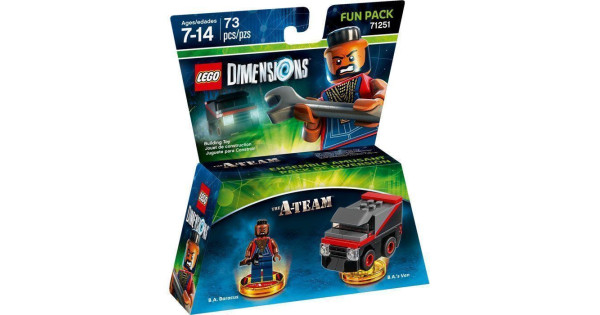 LEGO Dimensions Fun Pack (71251) - The A-Team (B.A. Baracus, B.A.'s Van ...
